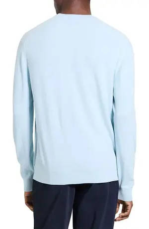 Theory Riland Crewneck Sweater - Light Ocean Air