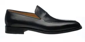 FERRINI French Calf Slip-on Loafer - Black