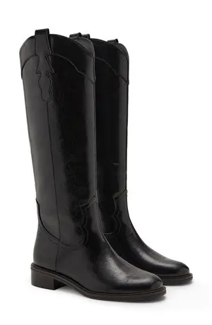 Mango Knee-high Western Boot