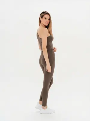 REVYVE ACTIVE High-waisted Legging - Walnut