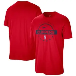 Nike La Clippers Authentic Practice T-shirt - Red