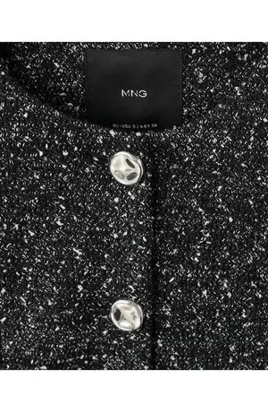 Mango Fleck Knit Jacket