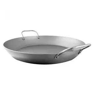 MAUVIEL M'steel 14.1 Inch Paella Pan - Gray