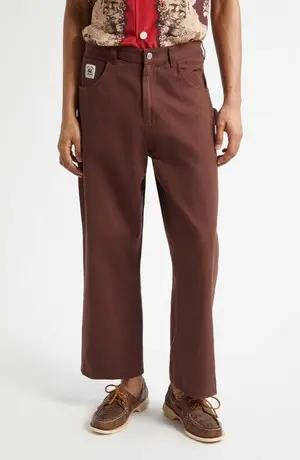 BODE Knolly Brook Twill Trousers - Brown