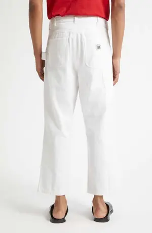 BODE Knolly Brook Twill Trousers - White