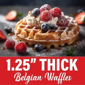 BRENTWOOD Electric Belgian Waffle Maker