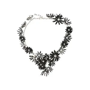 Givenchy Daisy Statement Necklace - Black