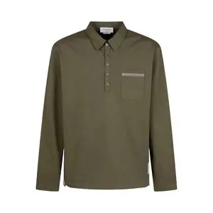 Thom Browne Oversized Long-sleeve Polo