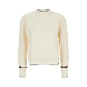 Thom Browne Pointelle Fair Isle Crewneck