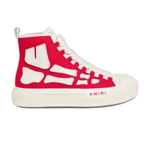 Amiri Skel Court Hi 'varsity' Sneakers - Red