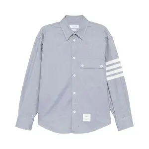 Thom Browne 4 Bar Stripe Oversized Shirt