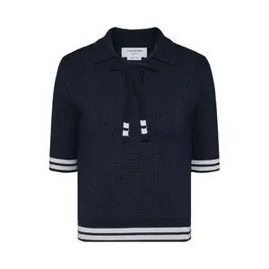 Thom Browne Tie Detailed Tops
