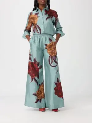 La DoubleJ Silk Floral Print Shirt