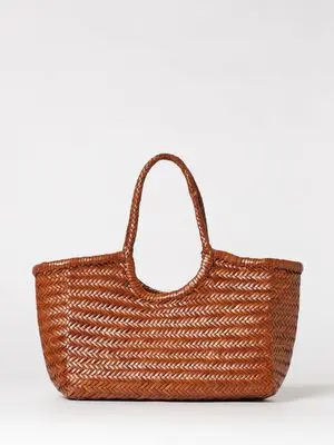 Dragon Diffusion Woven Shoulder Bag - Camel