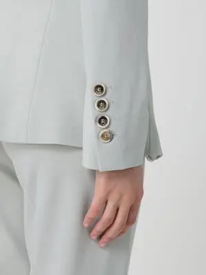 Pinko Single-breasted Viscose Blazer
