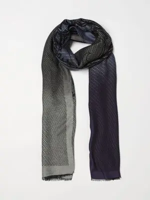 Etro Modal Blend Scarf With Paisley Jacquard