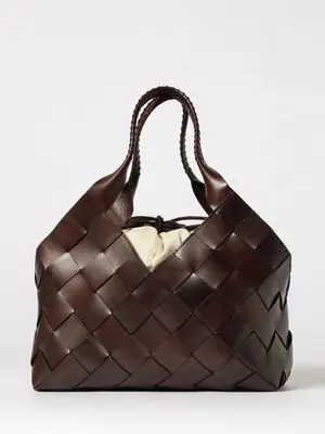 Dragon Diffusion Woven Shoulder Bag - Brown