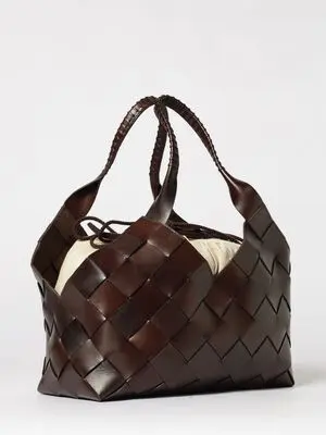 Dragon Diffusion Woven Shoulder Bag - Brown