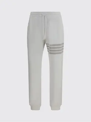 Thom Browne Sweatpants With Signature Stripes - White