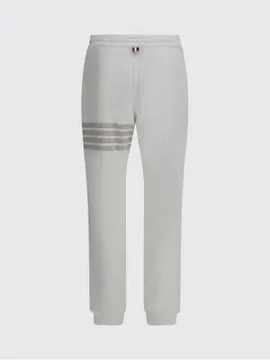 Thom Browne Sweatpants With Signature Stripes - White