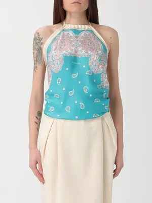 Pinko Halter Neck Paisley Print Top