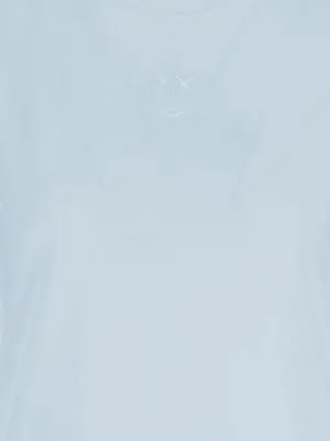 Pinko Short Sleeve T-shirt With Logo - Dust