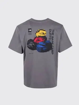 The North Face Cotton T-shirt With Logo Print - Grey