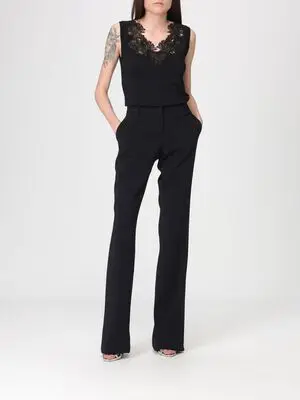 Ermanno Scervino High-waisted Flared Viscose Trousers