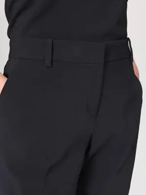 Ermanno Scervino High-waisted Flared Viscose Trousers