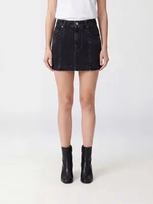 Isabel Marant Étoile Denim Mini Skirt - Black