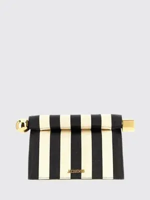Jacquemus Striped Clutch - Black