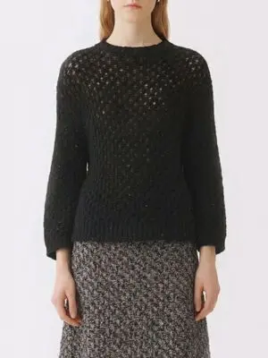 Fabiana Filippi Open Knit Sweater - Black