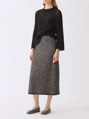 Fabiana Filippi Open Knit Sweater - Black
