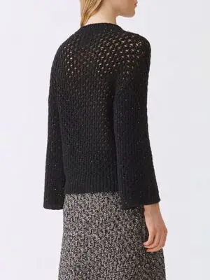 Fabiana Filippi Open Knit Sweater - Black