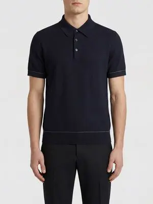 Brioni Color Blocked Polos For Men