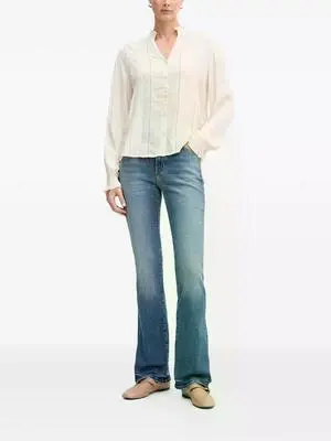 HOSS INTROPIA Ruffled Button Blouse