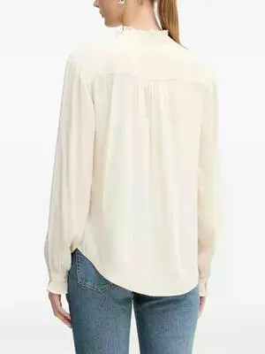 HOSS INTROPIA Ruffled Button Blouse