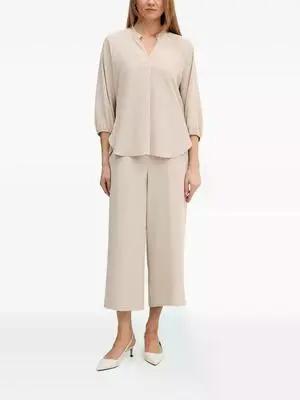 Joseph Ribkoff V-neck Drawstring Blouse