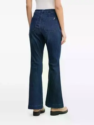 Joseph Ribkoff Patch Pocket Flare Leg Jeans
