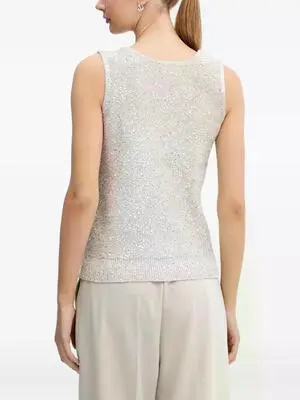 Joseph Ribkoff Sequin Embellished V-neck Top