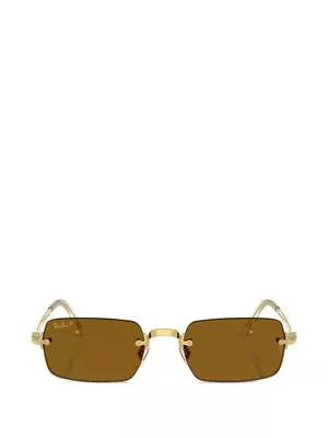 Ray-ban Rectangle Sunglasses - Gold