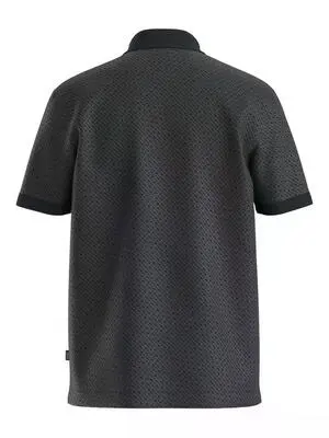 BOSS Patterned Polo Shirt - Grey