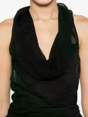 Rick Owens Draped Halterneck Tank Top