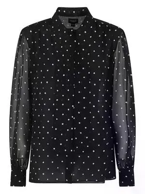 Giambattista Valli Polka Dot Pattern Blouse