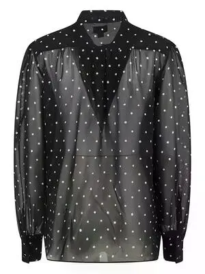 Giambattista Valli Polka Dot Pattern Blouse