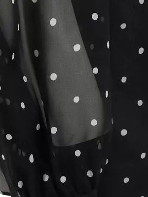 Giambattista Valli Polka Dot Pattern Blouse