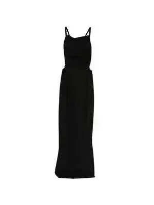 Black Sleeveless Maxi Dress