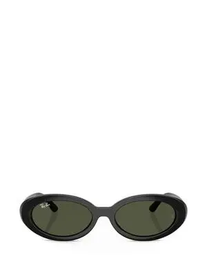 Ray-ban Oval-frame Sunglasses - Black