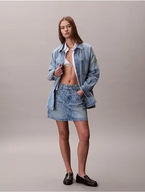 Calvin Klein 90s Mini Skirt - Light Playbill