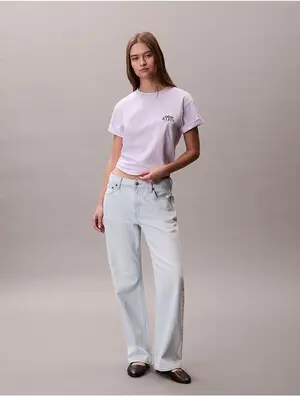 Calvin Klein Embroidered T-shirts For Women